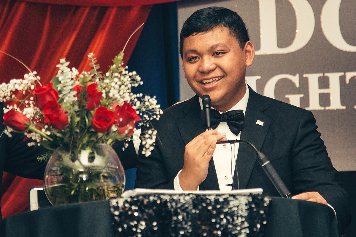 Dominic Hosts a Night of Gratitude and Finds His Voice