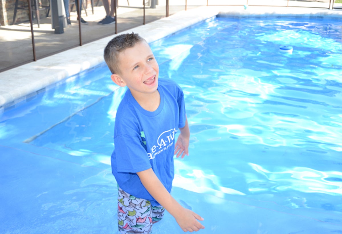 Blake Soaks Up the Sun
