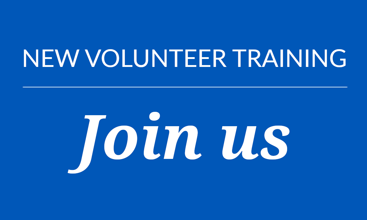 New Volunteer Trainings