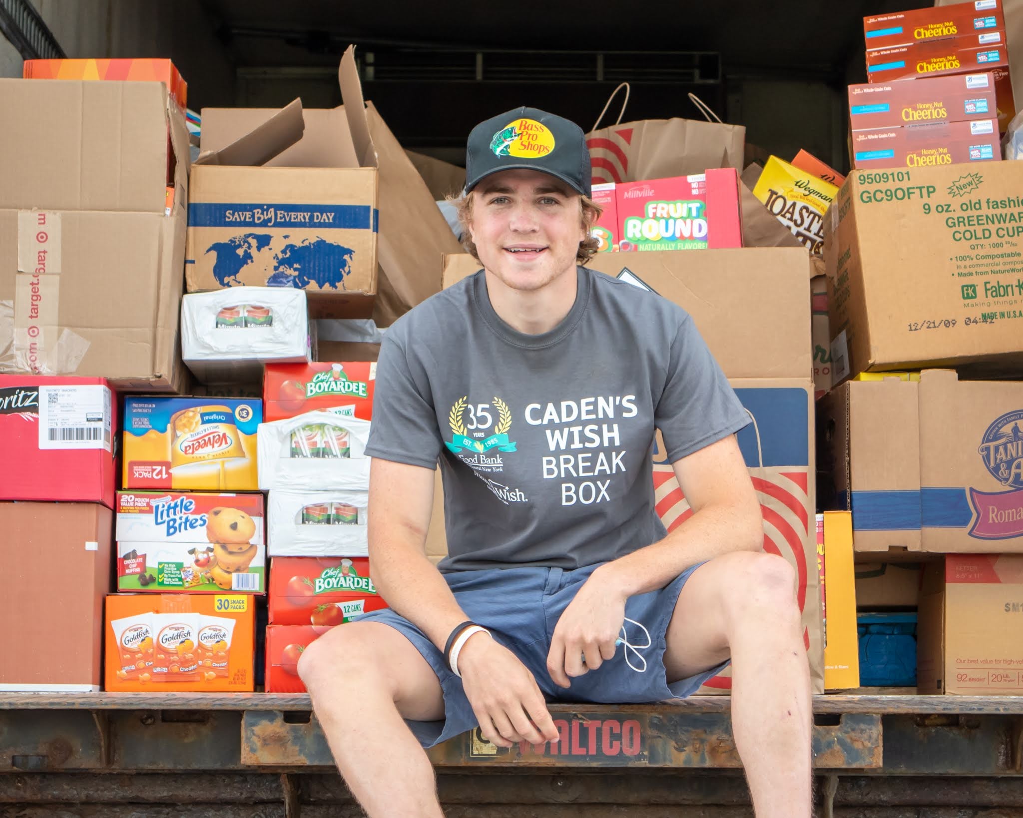 Caden's wish to help hungry