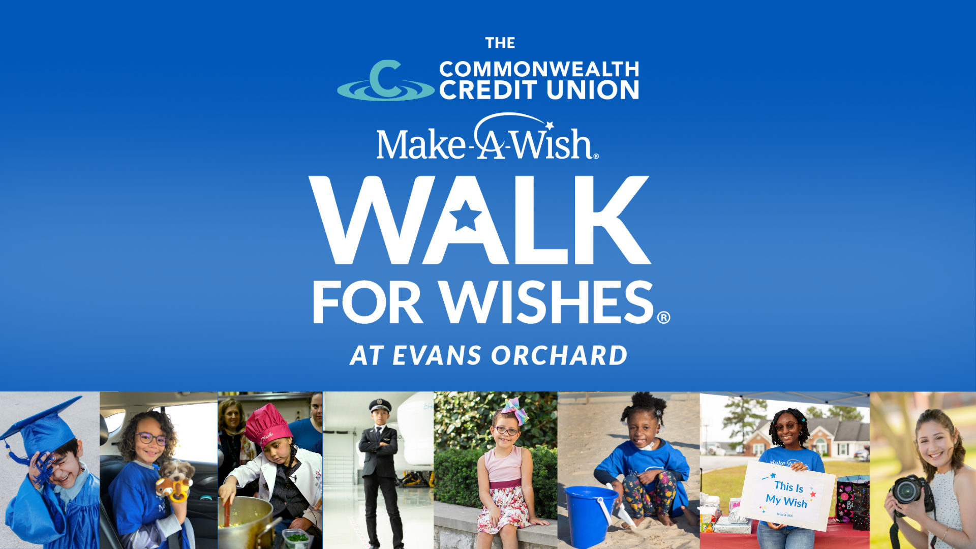Commonwealth Credit Union Walk for Wishes at Evans Orchard