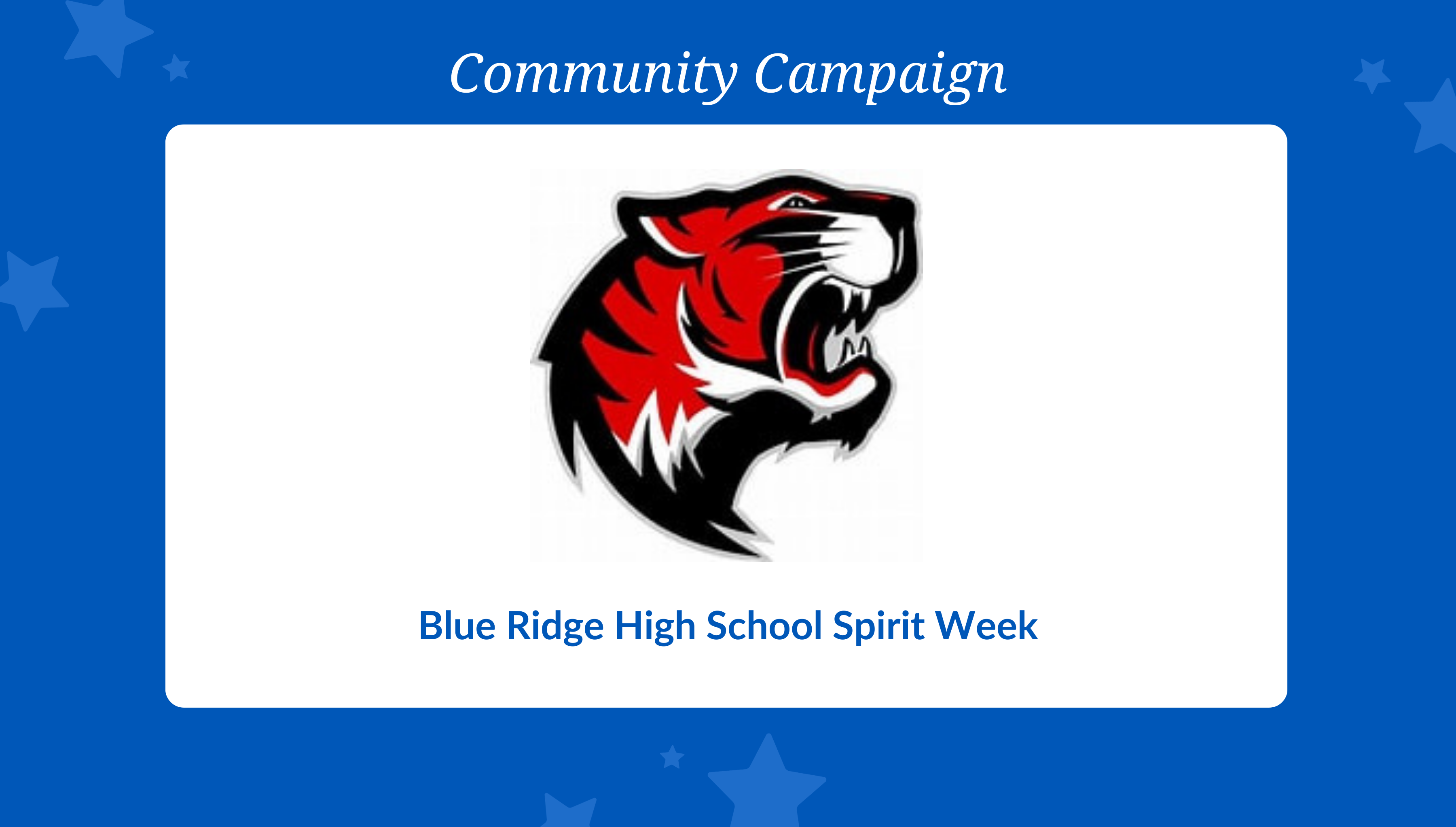 Blue Ridge High School Spirit Week