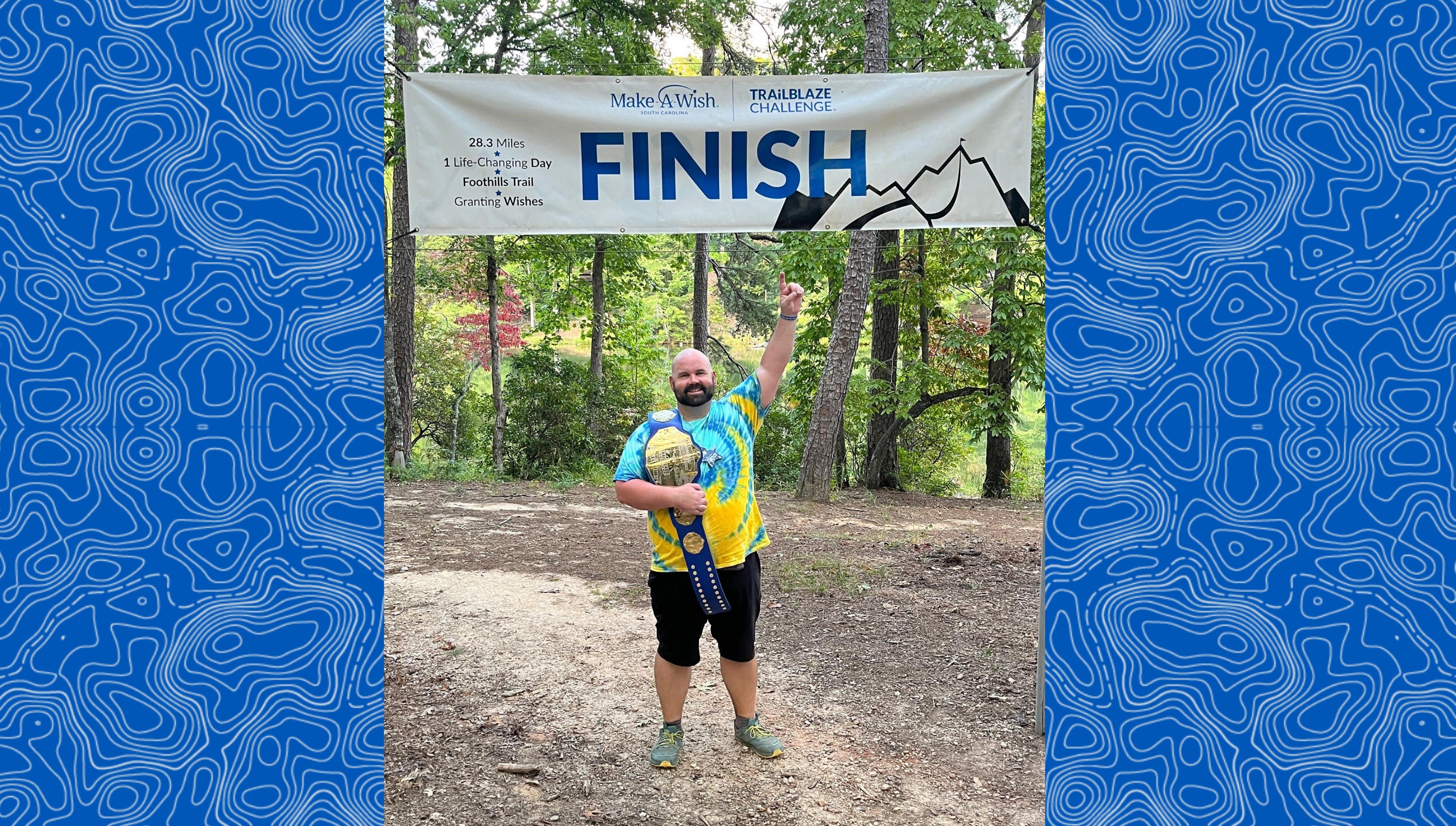 Hiker summits a milestone for Make-A-Wish® South Carolina.