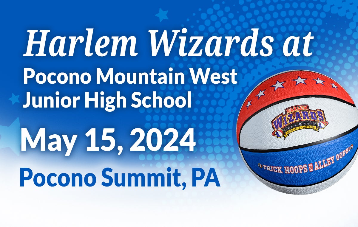 Harlem Wizards at Pocono Mountain West Junior High School-Make-A-Wish ...