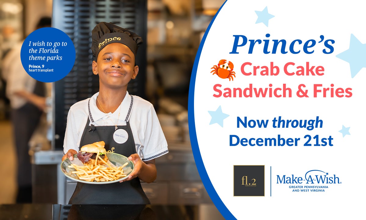 Prince's Crab Cake Sandwich & Fries -Make-A-Wish® Greater Pennsylvania ...