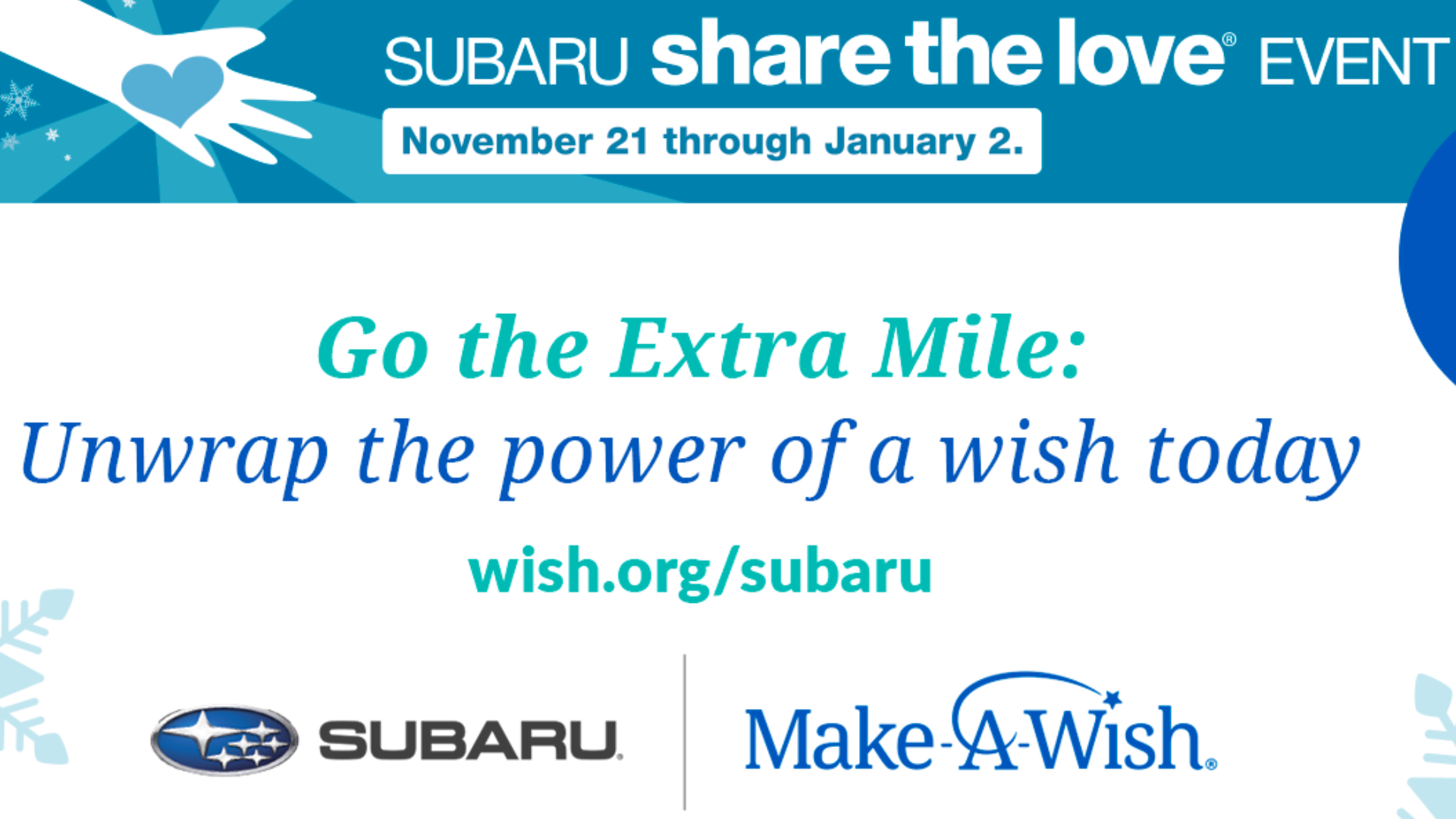Subaru Share the Love Event