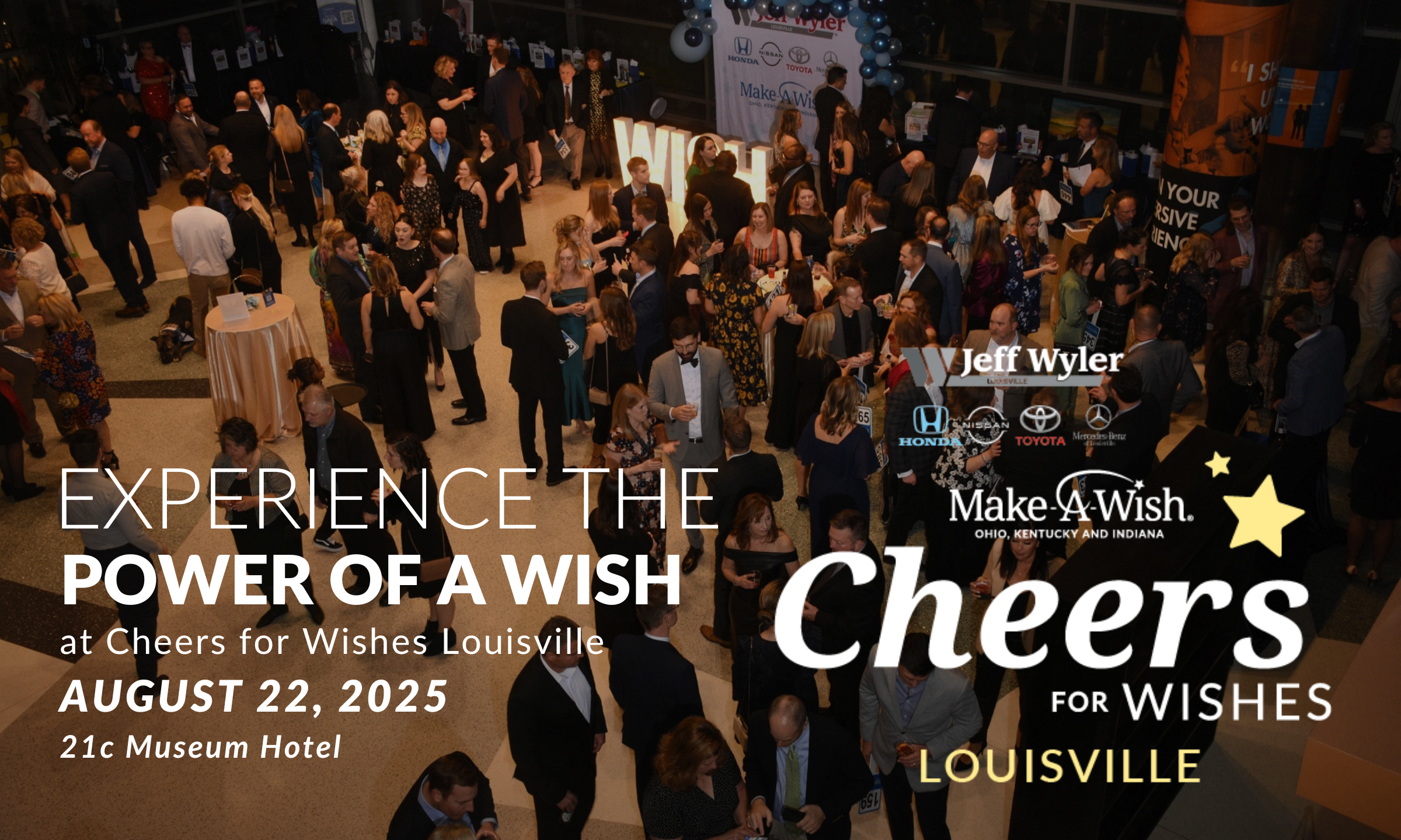 Jeff Wyler Cheers for Wishes Louisville