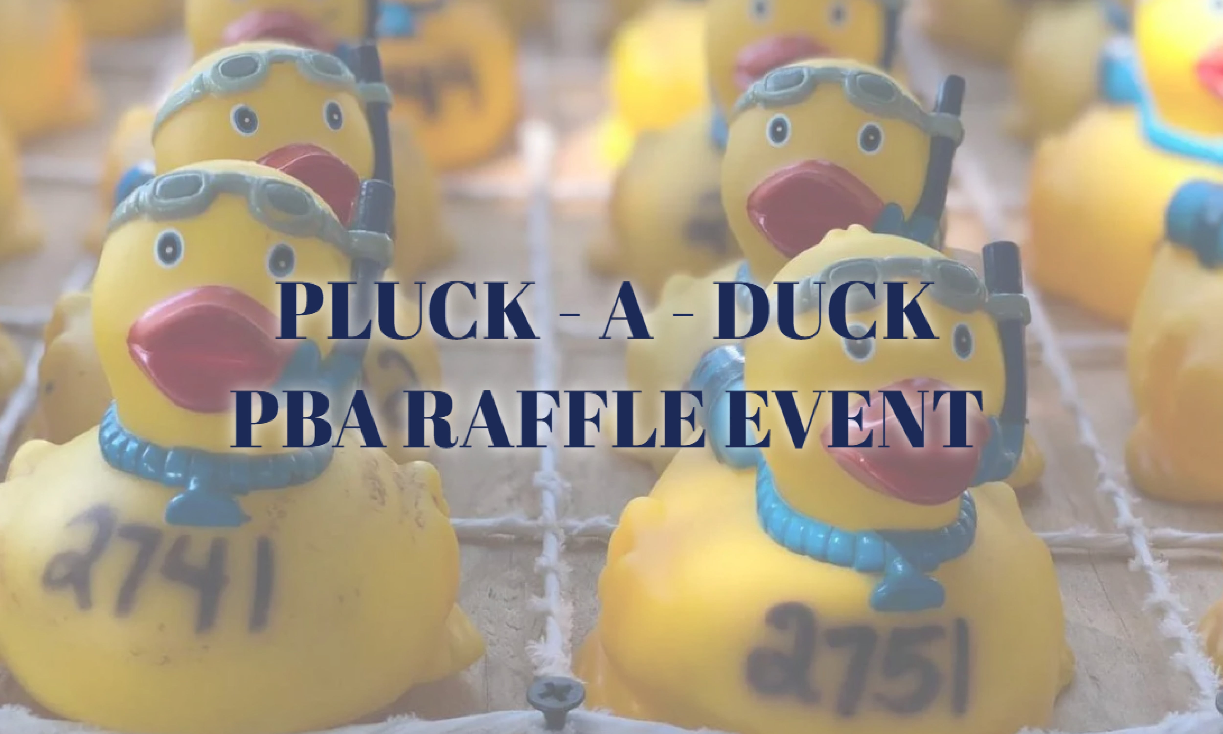 Pluck-A-Duck PBA Raffle Event