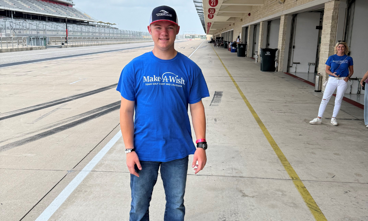 Adam's Race Car Wish- Make-A-Wish Texas Gulf Coast and Louisiana